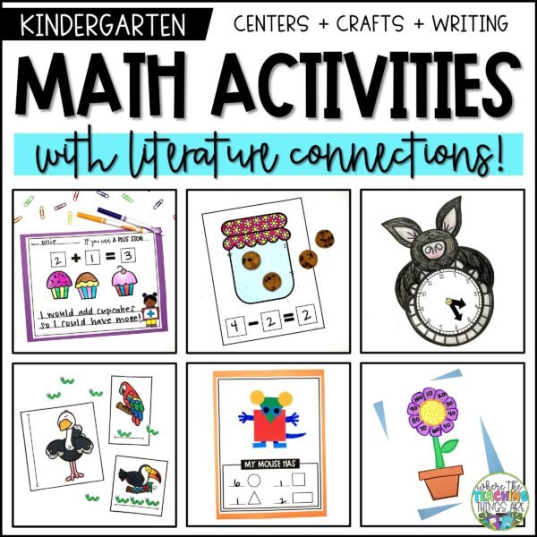 Math Activities – with Literature Connections! | Where the Teaching ...